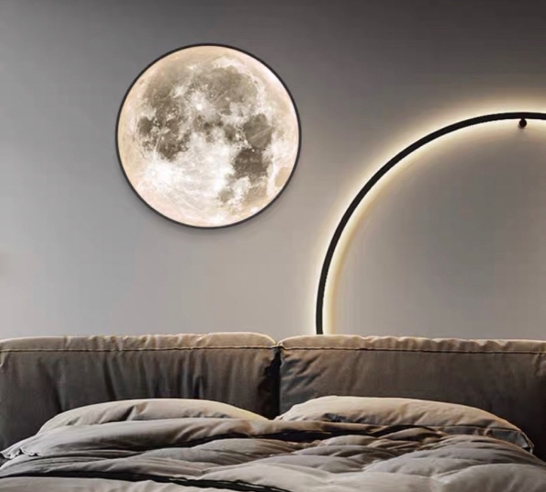 Moonlamp moonlight wall Mount ceiling led lighting moon night room ...