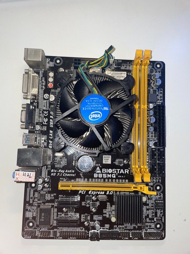 Motherboard with CPU, Computers & Tech, Parts & Accessories, Computer ...