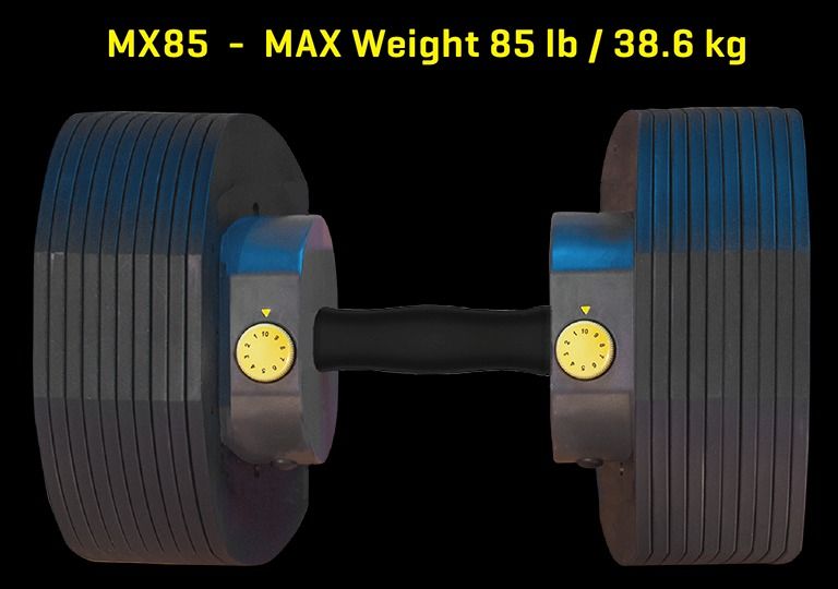 MX85 Adjustable Dumbbell System, Sports Equipment, Exercise & Fitness ...