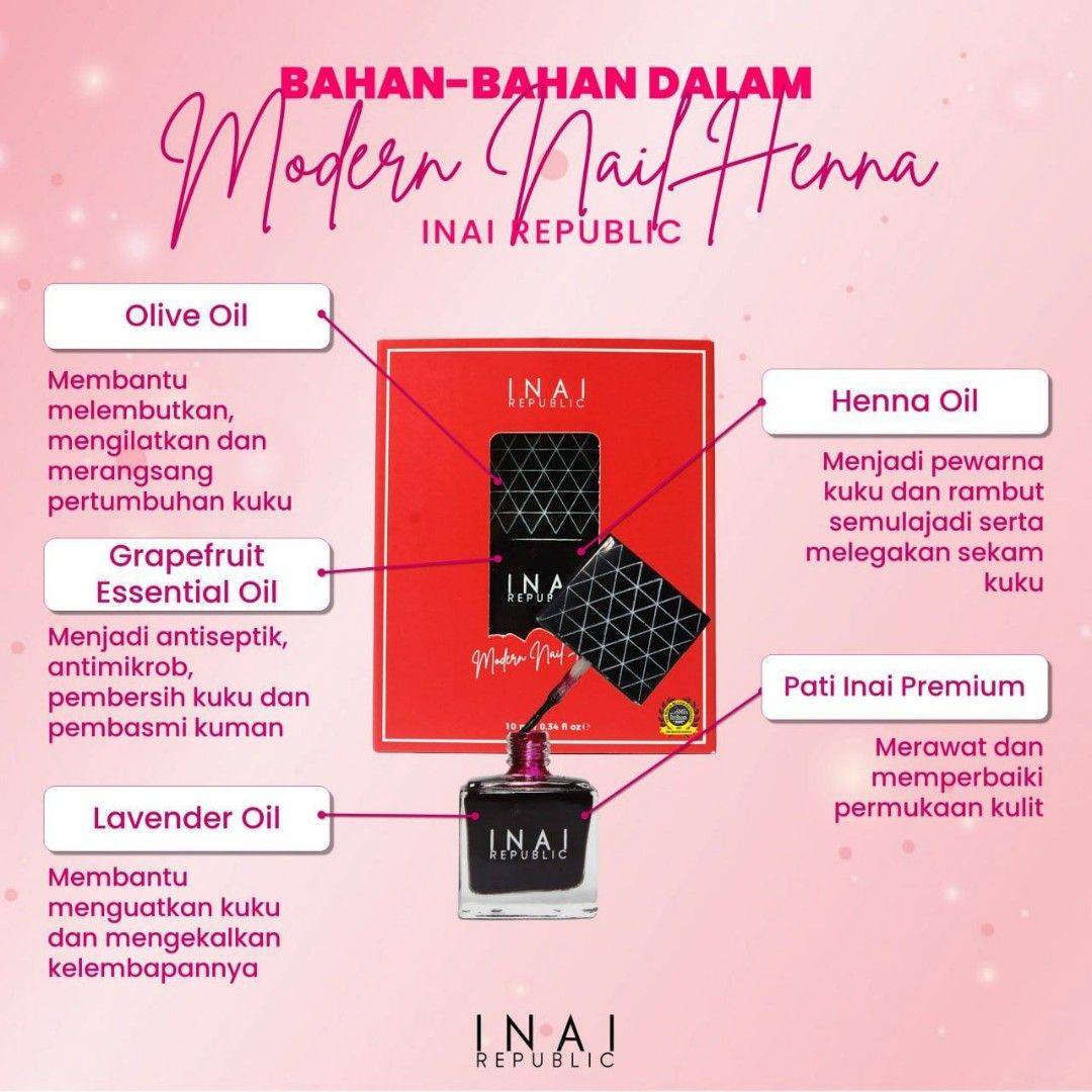 Nail Henna Mommy by INAI REPUBLIC, Beauty & Personal Care, Hands ...