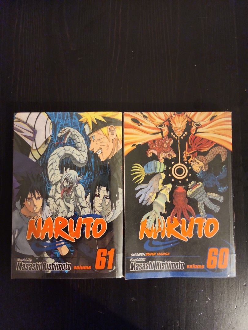 Naruto manga volume 61 and 60, Hobbies & Toys, Books & Magazines ...