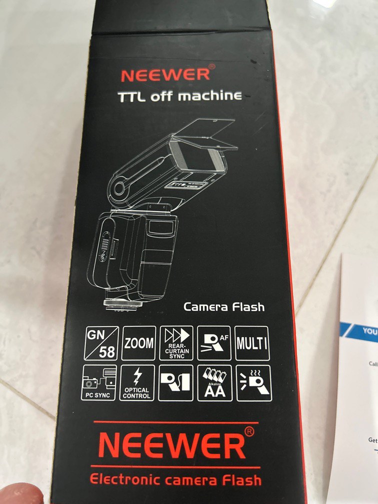 Neewer TTL off machine flash, Photography, Photography Accessories ...