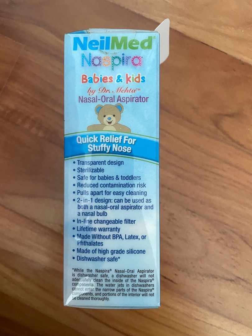 Neilmed Naspira Nasal-Oral Aspirator, Babies & Kids, Bathing & Changing ...