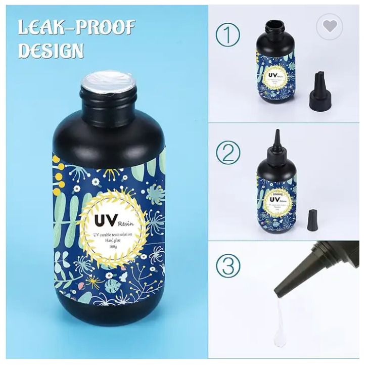 [NEW Stock] UV Hard Resin Epoxy Clear UV Cure Resin Hard DIY Sunlight Solar Cure Ultraviolet ...