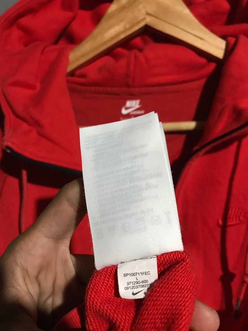 Nike Side Swoosh Logo Zip Jacket, Men's Fashion, Tops & Sets, Hoodies ...