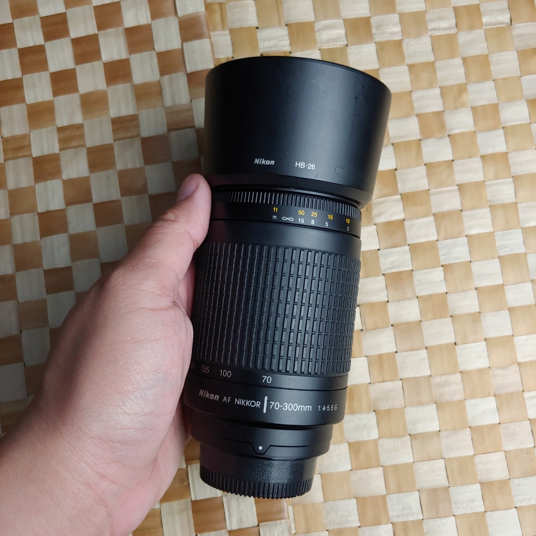 Nikon AF Nikkor 70-300mm Zoom Lens (Motorized), Photography, Lens & Kits on Carousell