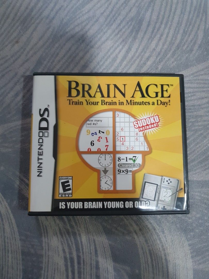 Nintendo DS Brain Age, Video Gaming, Video Games, Nintendo on Carousell