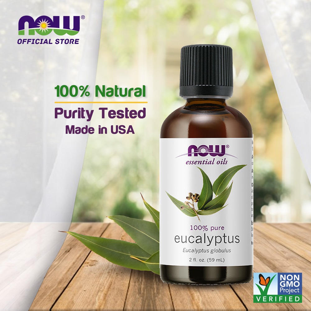 NOW Essential Oils Eucalyptus/Lavender/Peppermint/Tea Tree 2oz ...