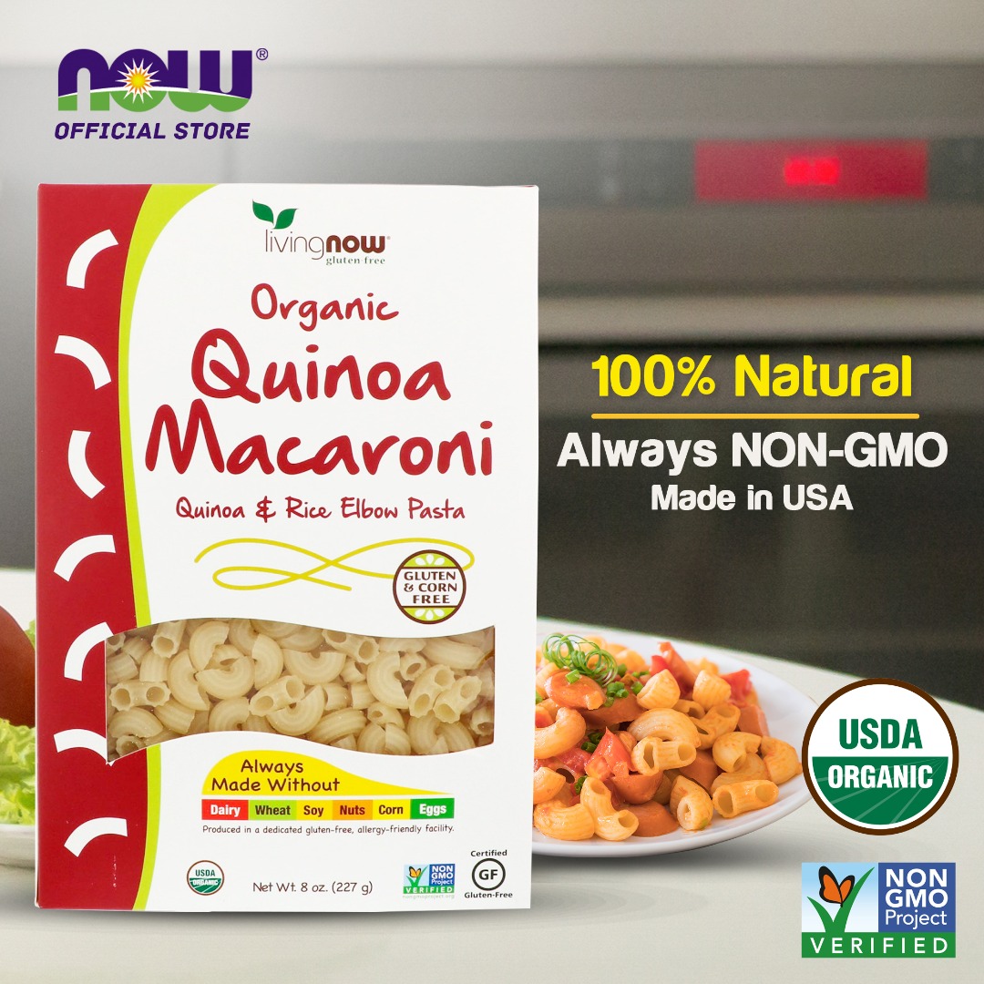 NOW Foods, Organic Quinoa Pasta, Food & Drinks, Rice & Noodles on Carousell