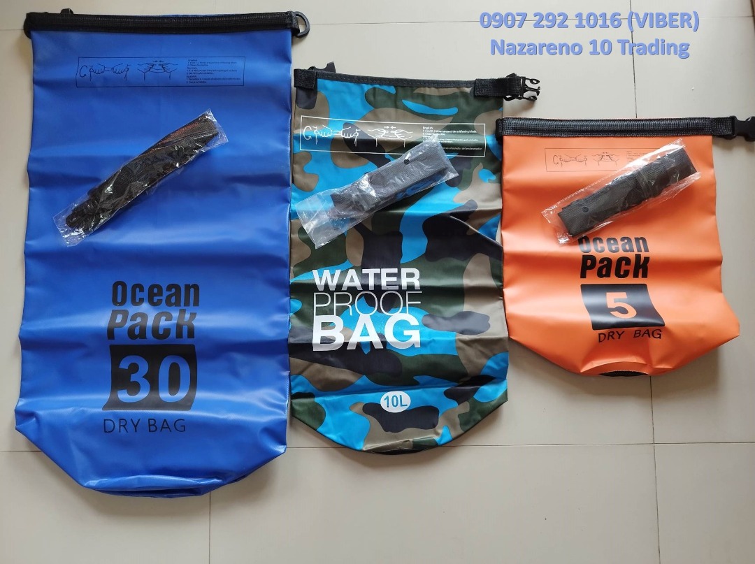 Ocean pack Dry bag 30liters 13, Sports Equipment, Sports & Games, Water ...