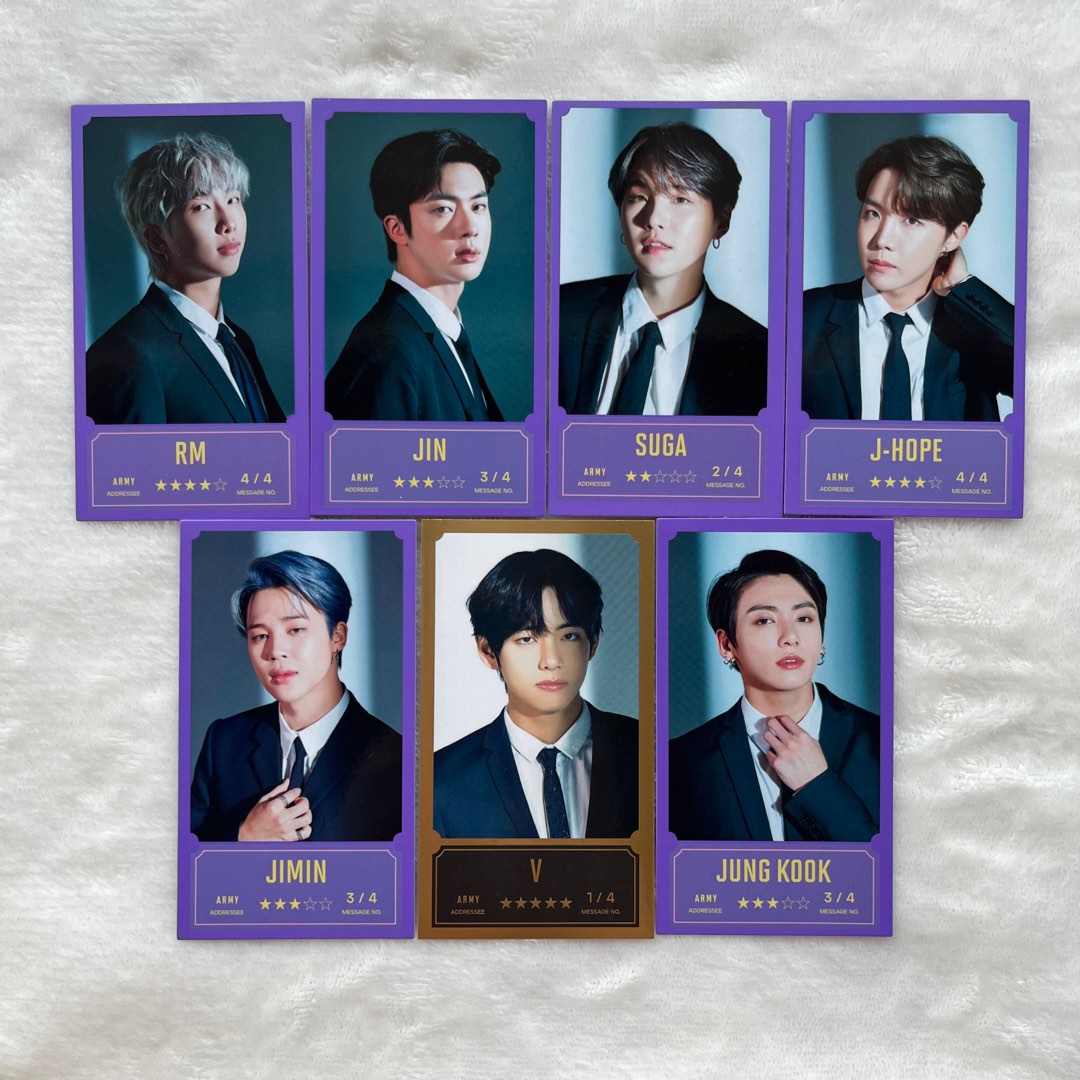 Official BTS Bang Bang Con BBC Message Card TINGI on Carousell