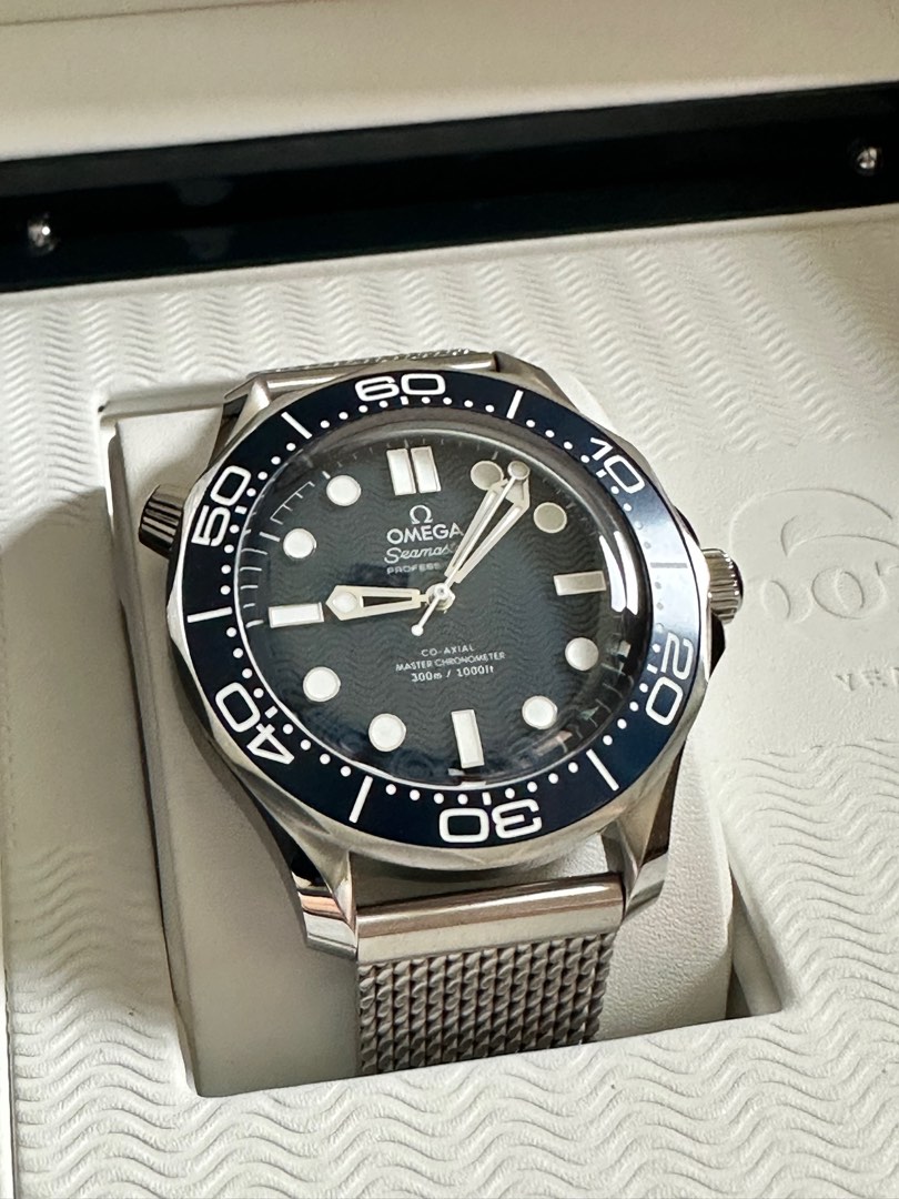 Omega 007 seamaster 全新 60 週年版, 名牌, 手錶 - Carousell