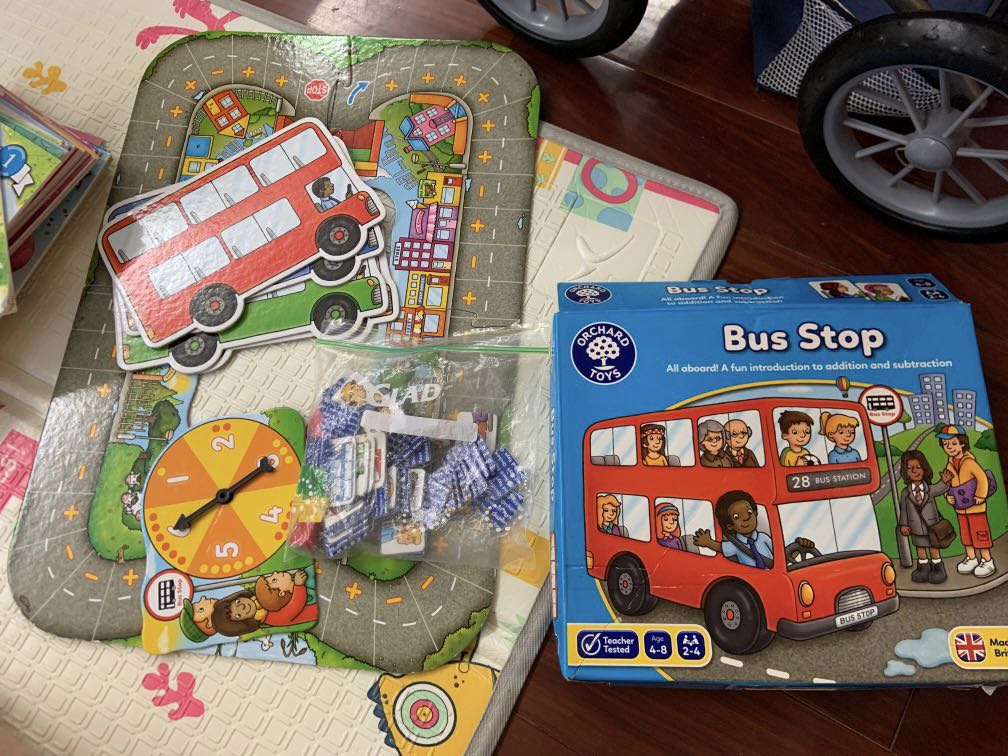 Orchard Toys Bus Stop board game, 兒童＆孕婦用品, 嬰兒玩具 - Carousell