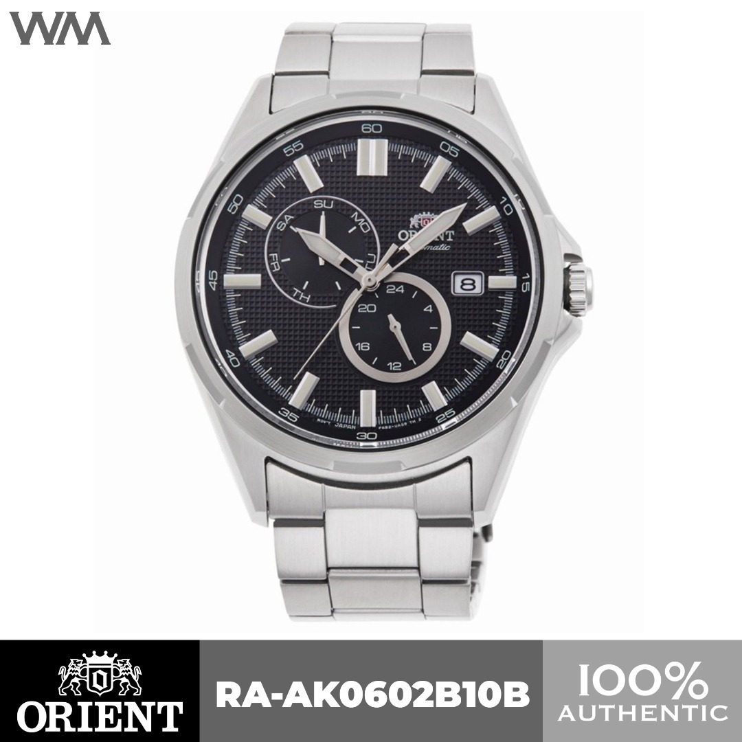 Orient Black Dial Defender II 2nd Generation Stainless Steel Automatic ...