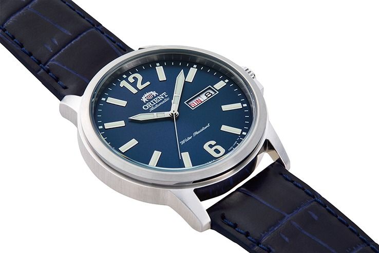 Orient Classic Blue Dial Automatic Watch with Blue Leather RA-AA0C05L ...