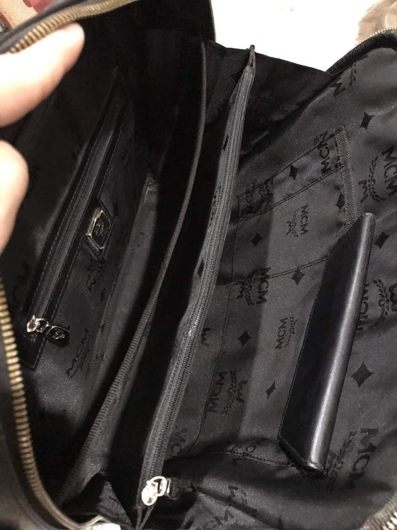 ORIG MCM LAPTOP BAG 5500, Luxury, Bags & Wallets on Carousell