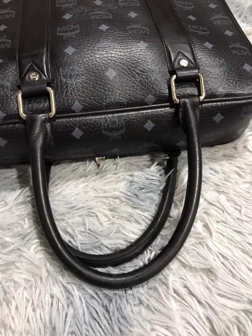 ORIG MCM LAPTOP BAG 5500, Luxury, Bags & Wallets on Carousell