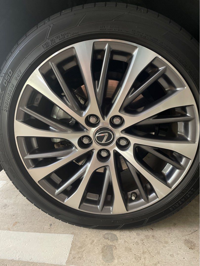 18” Original Lexus ES Rims & Tyres, Car Accessories, Tyres & Rims on ...