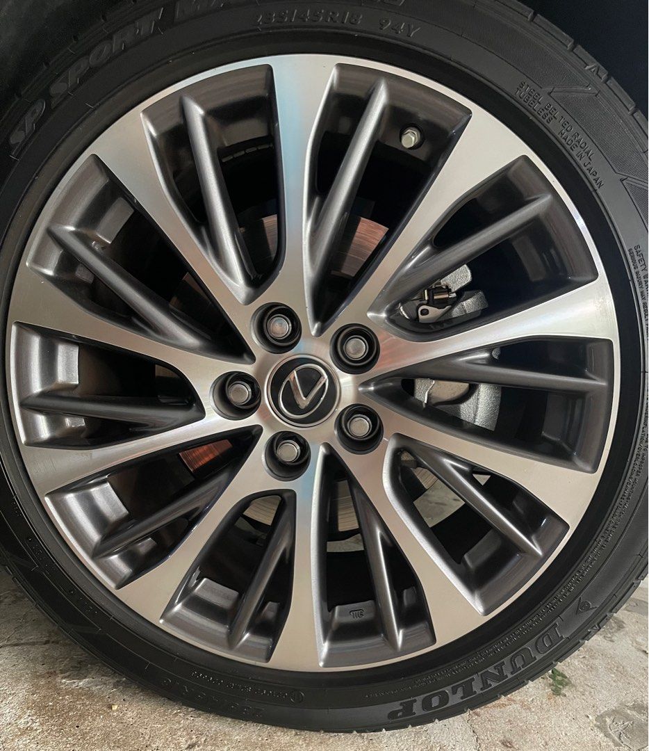 18” Original Lexus ES Rims & Tyres, Car Accessories, Tyres & Rims on ...