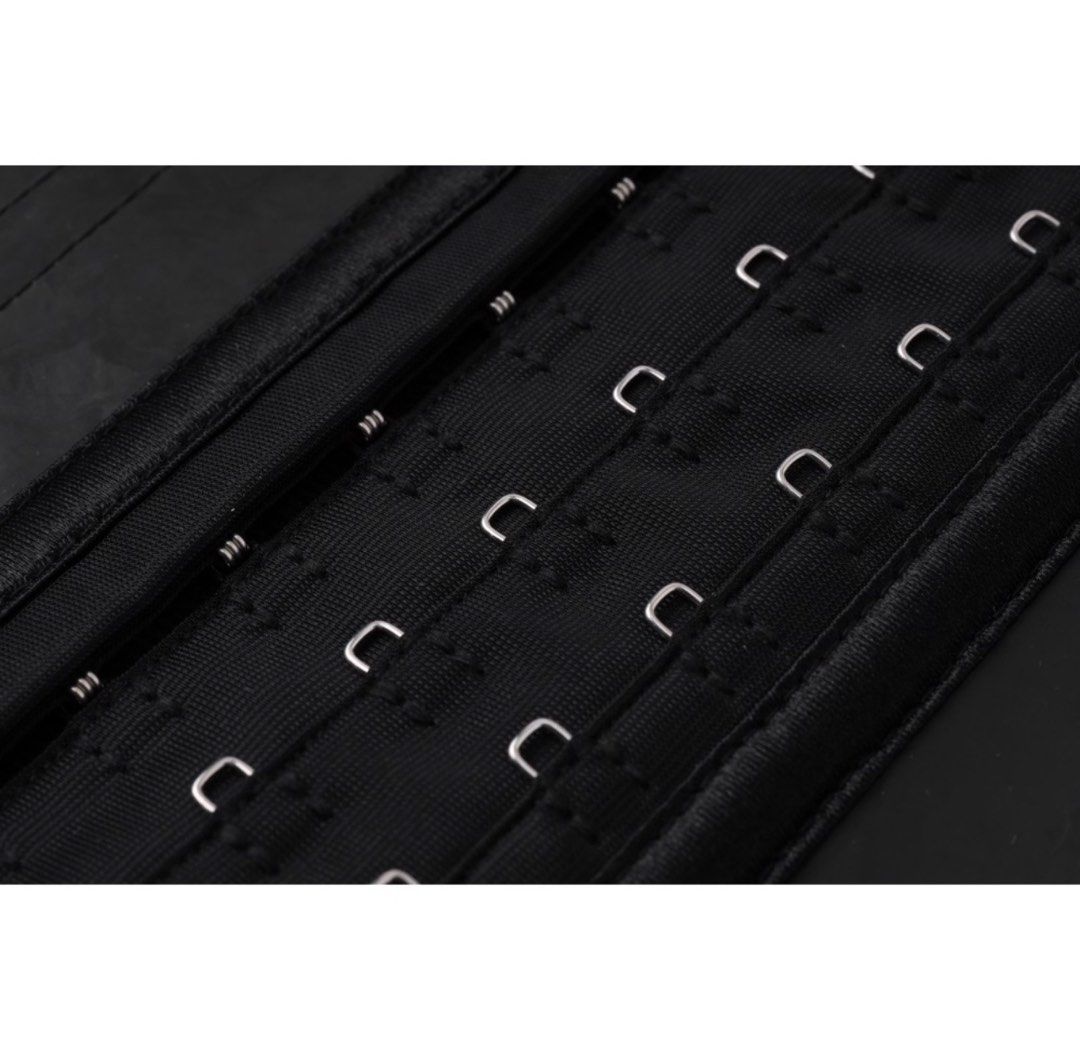 Original 25 Steel Bone Latex Corset Waist Trainer With Extender ...