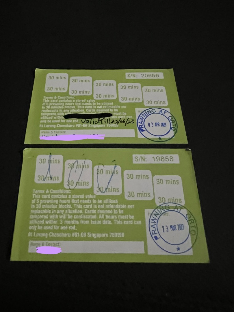 ORTO Prawning pass, Tickets & Vouchers, Store Credits on Carousell