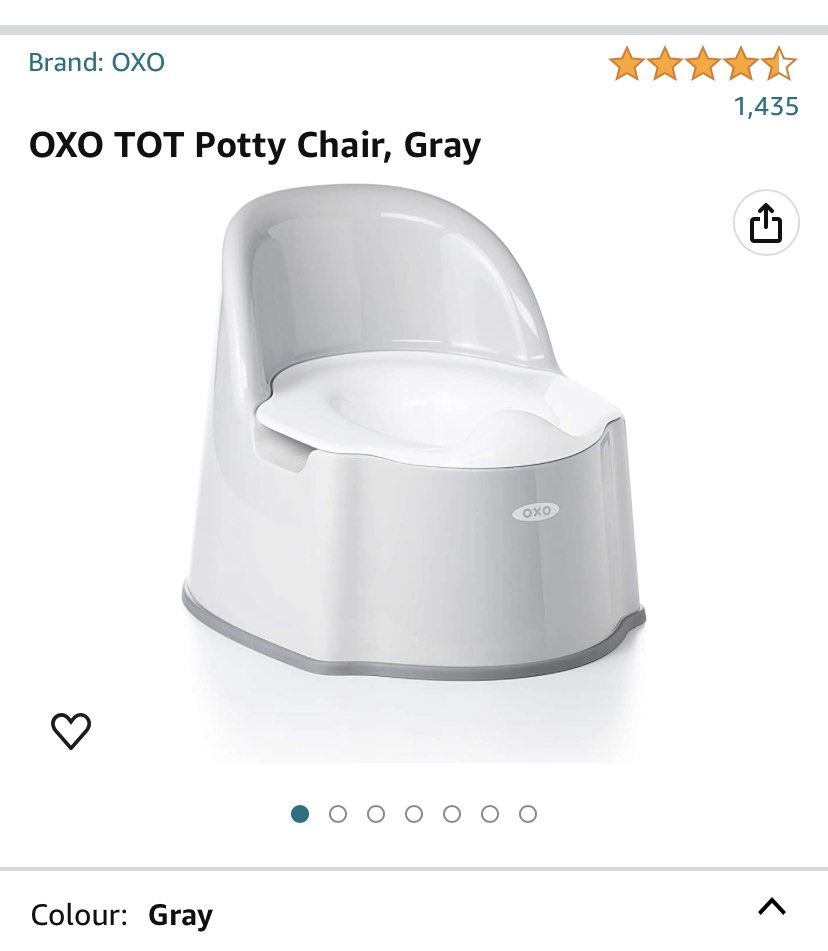 Oxo Tot Toddler Toilet/Potty Chair, Babies & Kids, Bathing & Changing, Toilet Training on Carousell