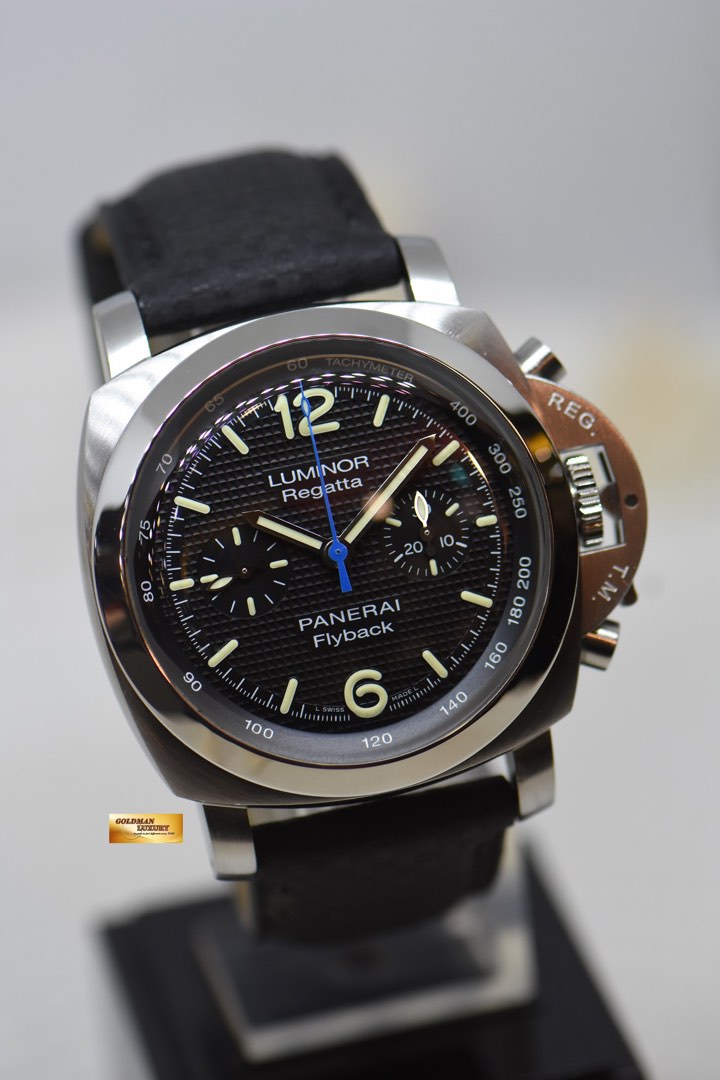 PANERAI LUMINOR 1950 FLYBACK REGATTA CHRONOGRAPH 44mm STEEL AUTOMATIC ...