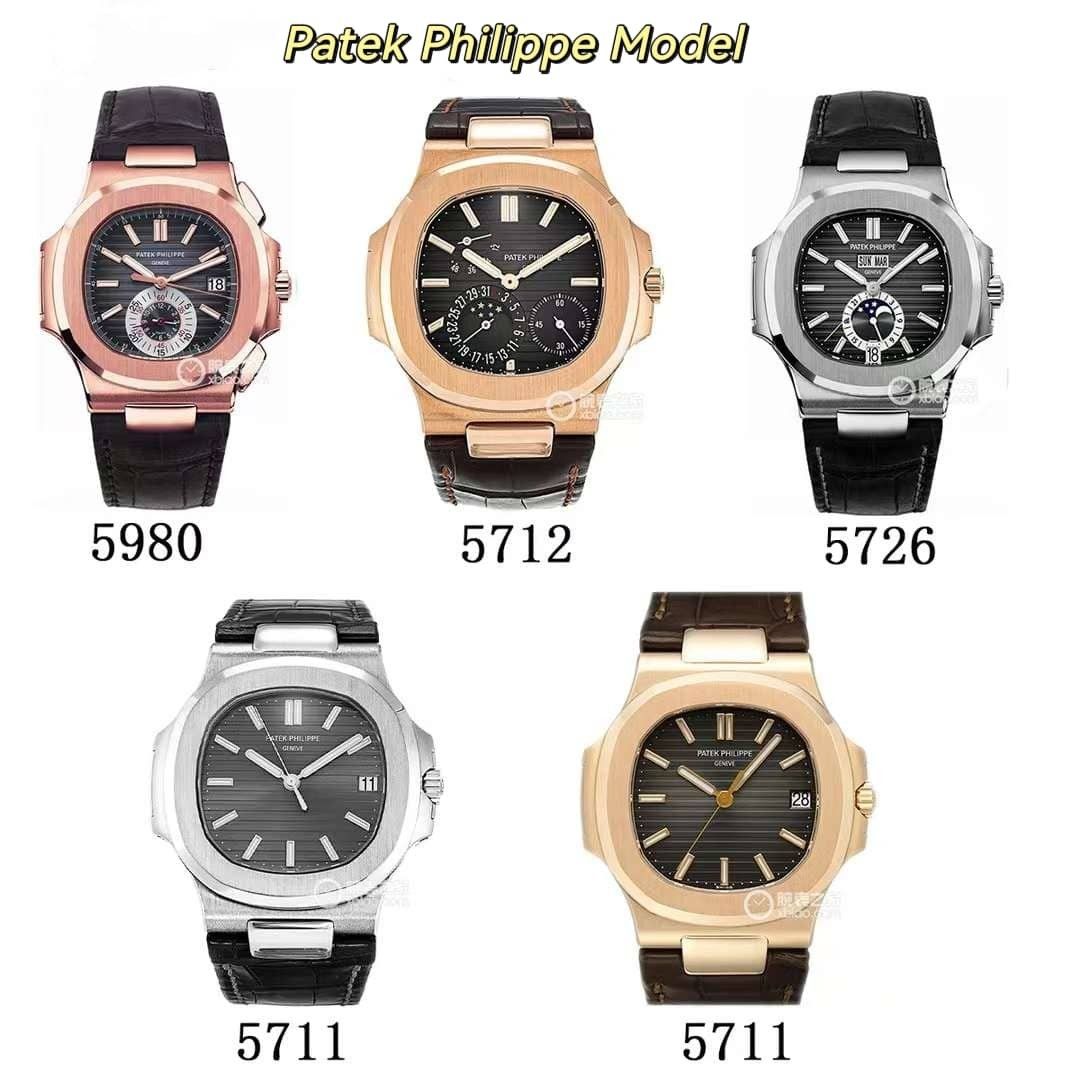 PATEK PHILIPPE Nautilus 25mm Rubber Watch Strap, Men's Fashion, Watches ...