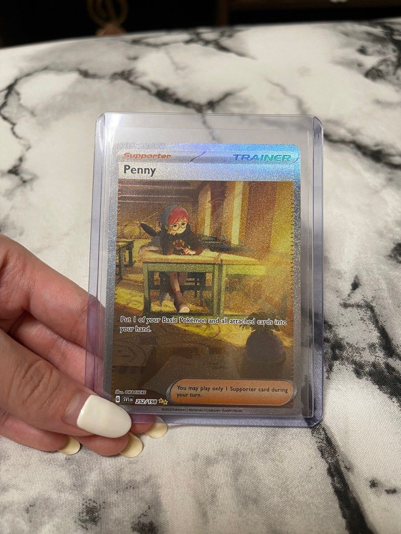 Penny (Trainer) SAR Scarlet Violet, Hobbies & Toys, Toys & Games on ...