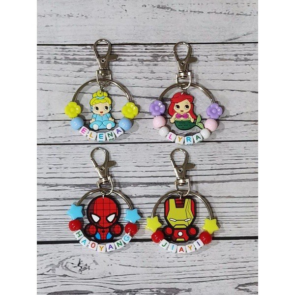Personalised Keychain with Charm, Everything Else on Carousell