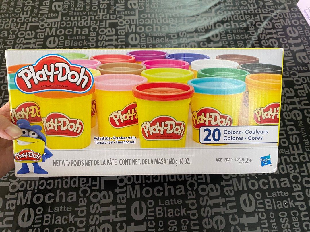 Play-Doh Super Color Pack - 20 colours (3 oz each), Hobbies & Toys ...
