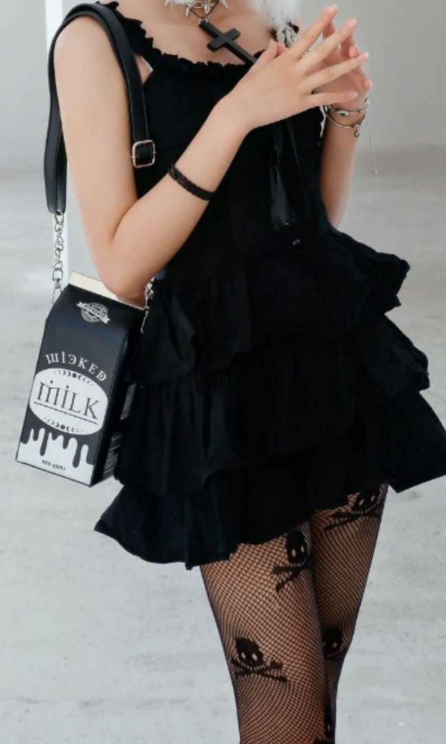 (PO) Goth wicked milk shoulder bag, Women's Fashion, Bags & Wallets ...