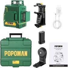 POPOMAN 3D & 3 x 360° Laser Level, Self-Leveling & Pulse Mode, Magnetic ...