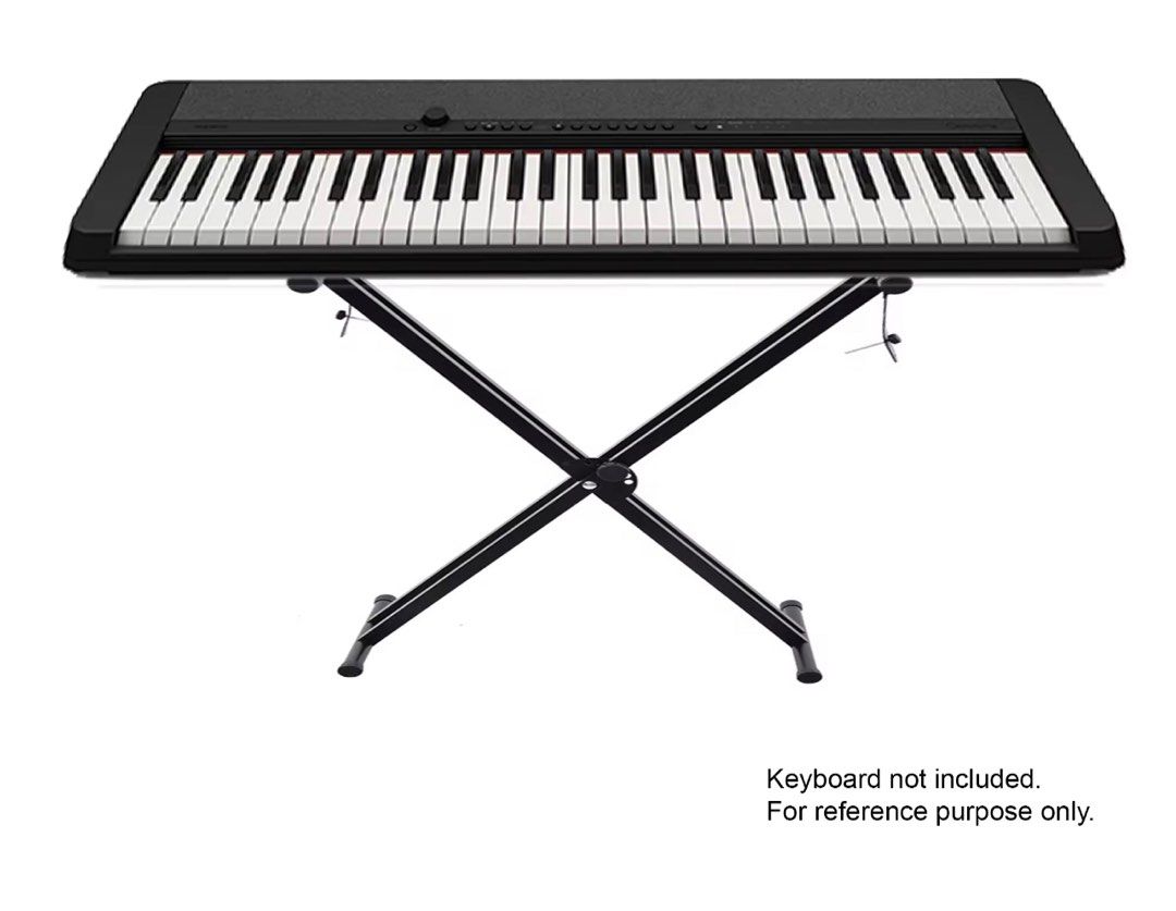 Portable Keyboard Double X-Stand AP168D-MW Premium Metal Quality Light ...