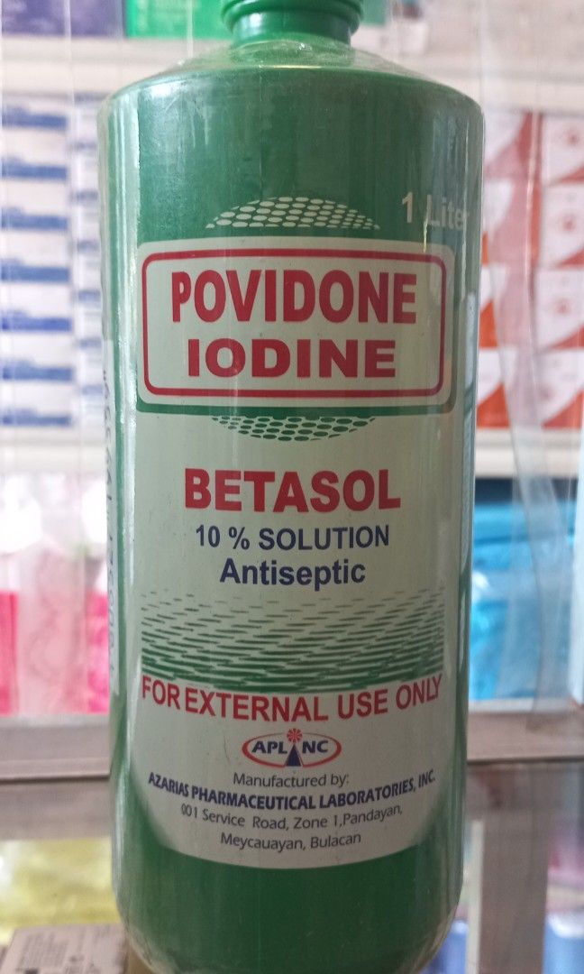 POVIDONE IODINE 1LITER, Health & Nutrition, Medical Supplies & Tools on ...