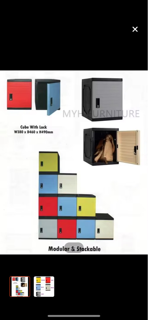 Practical Storage Cube With Lock / Cabinet Locker / Plastic locker ...