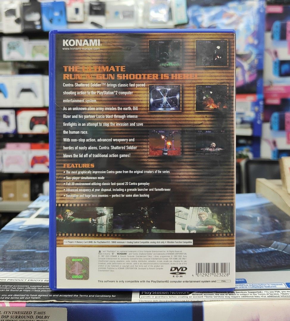 PS2 Contra Shattered Soldier ( PAL ), Video Gaming, Video Games ...
