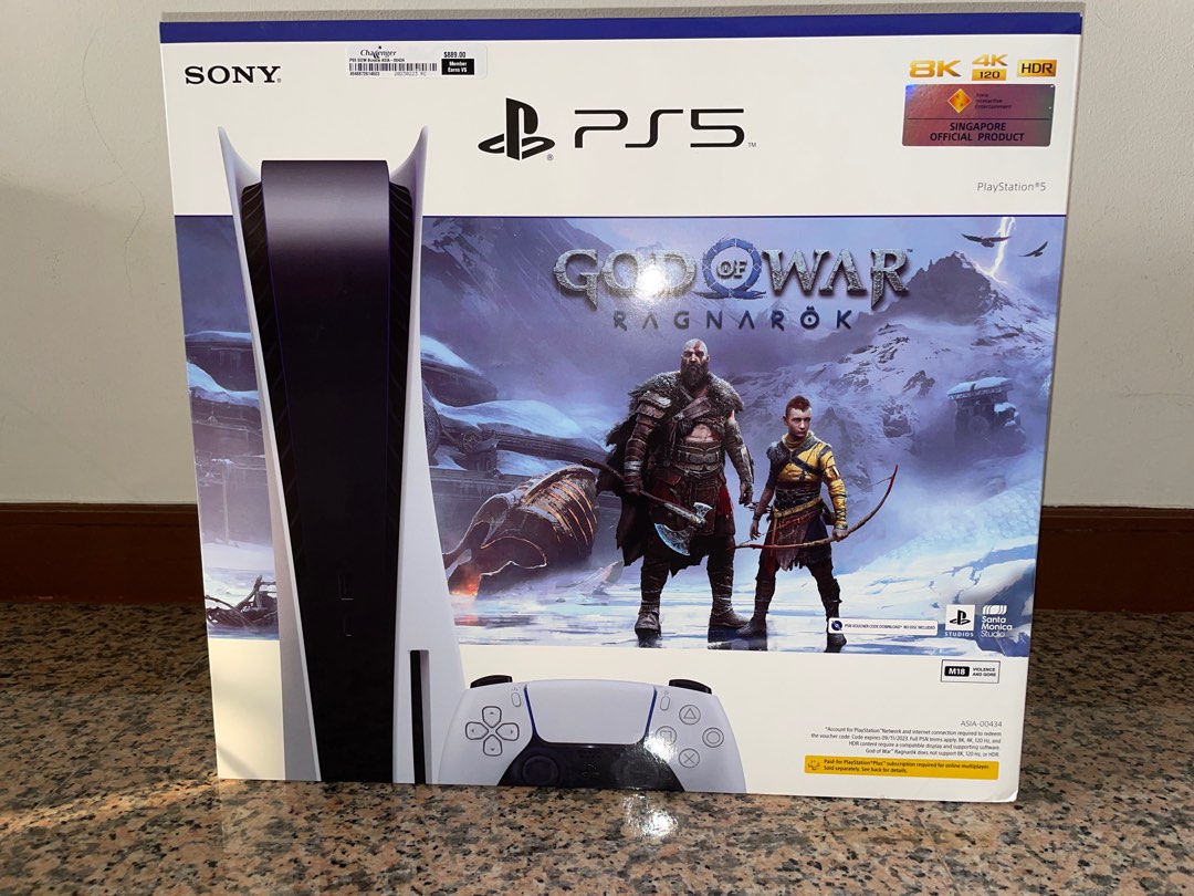 PS5 God of War Ragnarok (brand new), Video Gaming, Video Game Consoles ...