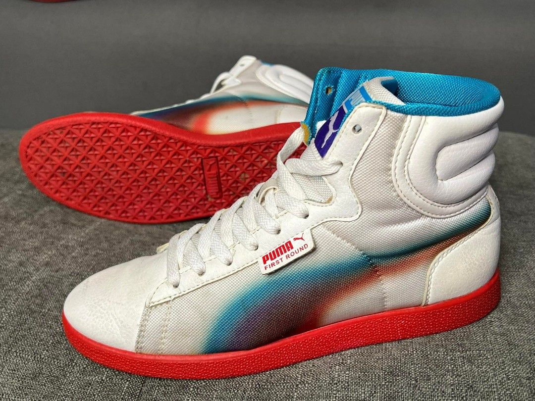 Puma high cut first round, Men's Fashion, Footwear, Casual Shoes on ...