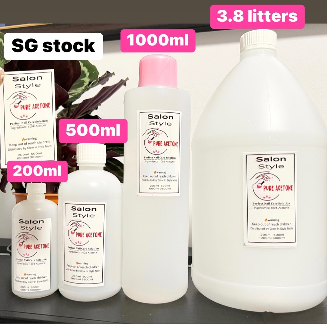 Pure acetone, Beauty & Personal Care, Hands & Nails on Carousell