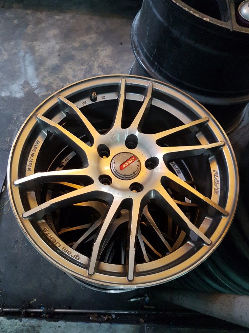 Rays original 17" Sport rim, Car Accessories, Tyres & Rims on Carousell