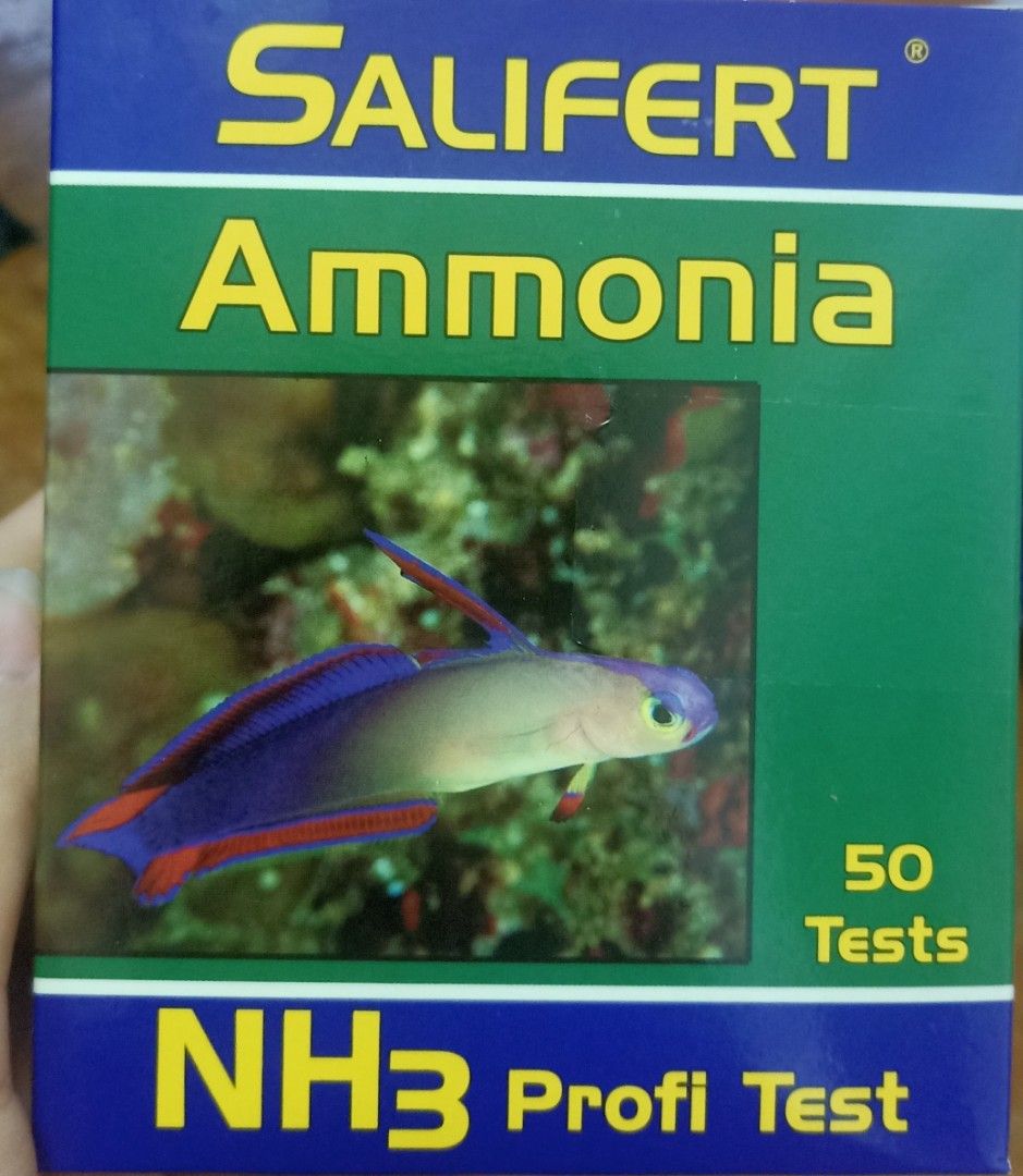 Marine Water Bacteria, Ammonia (NH3) profi Test, and Nitrite (NO2 ...