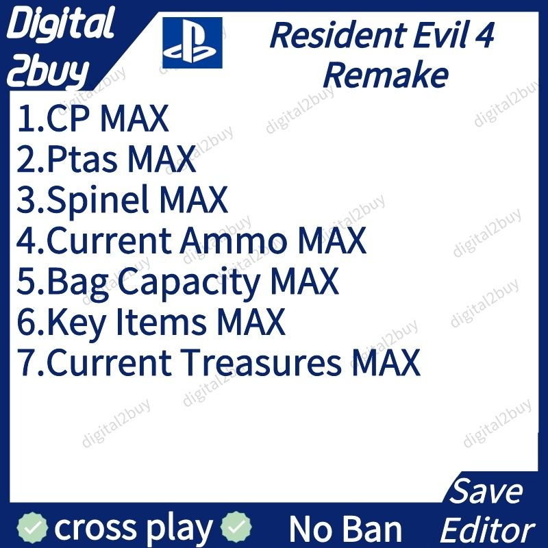 Resident Evil 4 Remake Save Editor RE4R Save Modding RE4 Save Cheats Biohazard Re4, Video Gaming ...