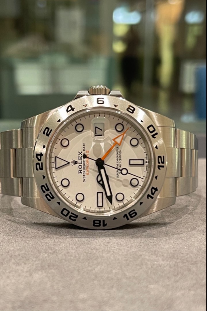 Rolex Explorer II 226570 White Dial, Luxury, Watches on Carousell