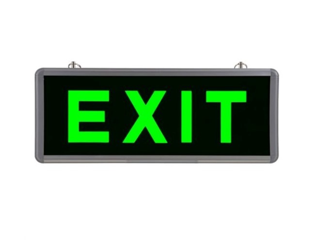 Safety Emergency Light LED Hanging Warning Exit Sign on Carousell