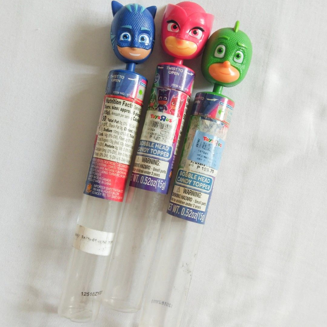 SALE!!! Take All PJ Masks Candy Toppers SET, Hobbies & Toys, Toys ...