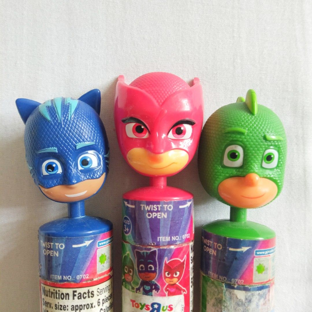 SALE!!! Take All PJ Masks Candy Toppers SET, Hobbies & Toys, Toys ...