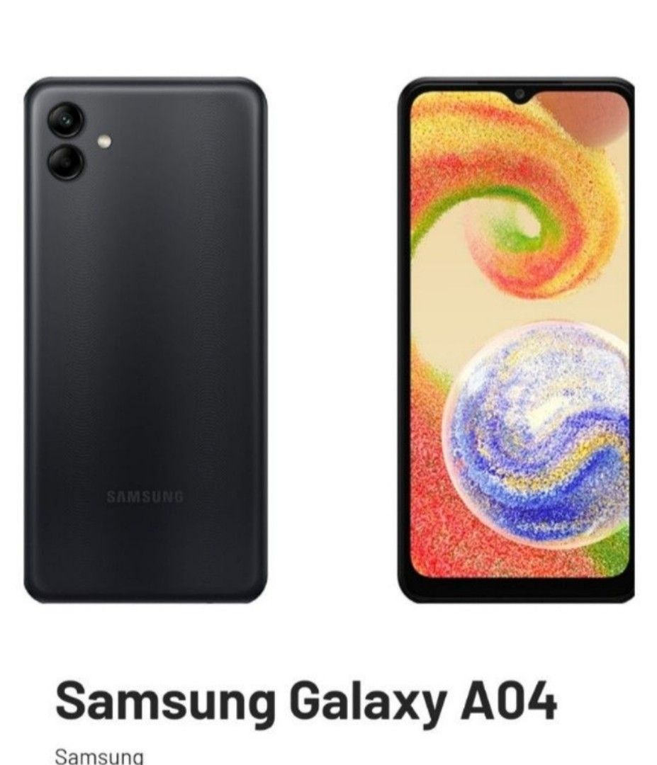 Samsung A04 (New Unit), Mobile Phones & Gadgets, Mobile Phones, Android ...
