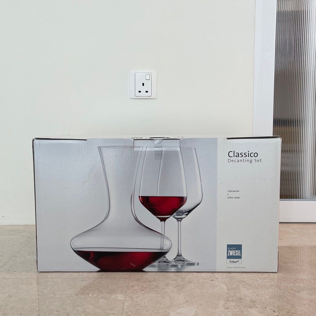 SCHOTT ZWIESEL CLASSICO DECANTER SET, TV & Home Appliances, Kitchen Appliances, Other Kitchen ...