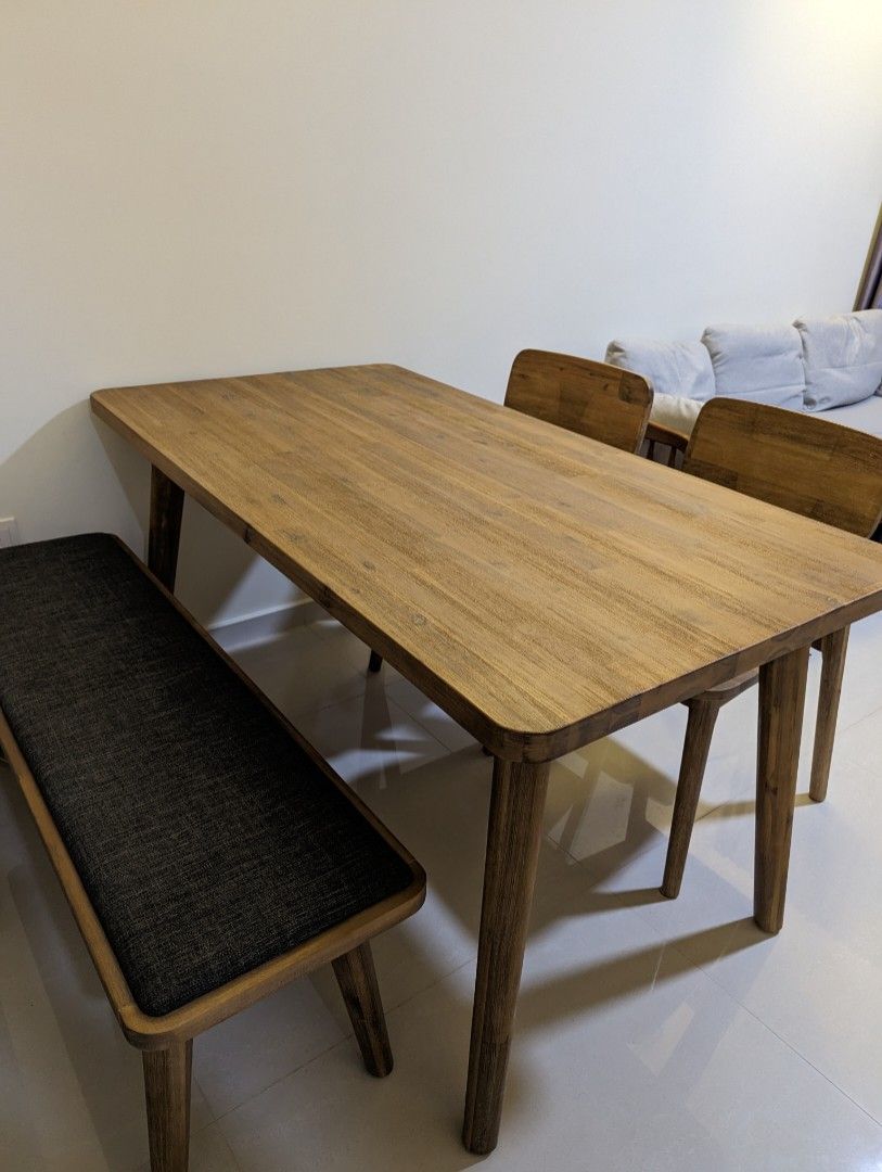 Seb Dining Table Set from Castlery, Furniture & Home Living, Furniture ...